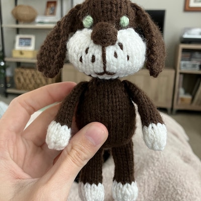 Knitting Puppy Pattern. DIY Dog Toy. Amigurumi Tutorial. - Etsy