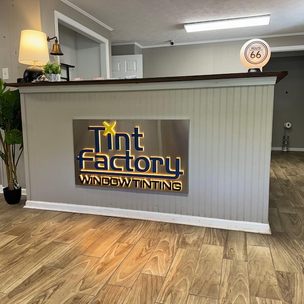 3D LED Sign, Metal Logo Sign, Reception Signs, 3D Backlit Sign, Sign ...