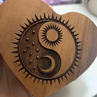 Sun and Moon Proposal Box Sun and Moon Wedding Ring Box Sun - Etsy