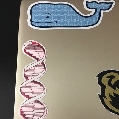 DNA, DNA Sticker, Science, Science Sticker, Laptop Sticker, Bumper ...