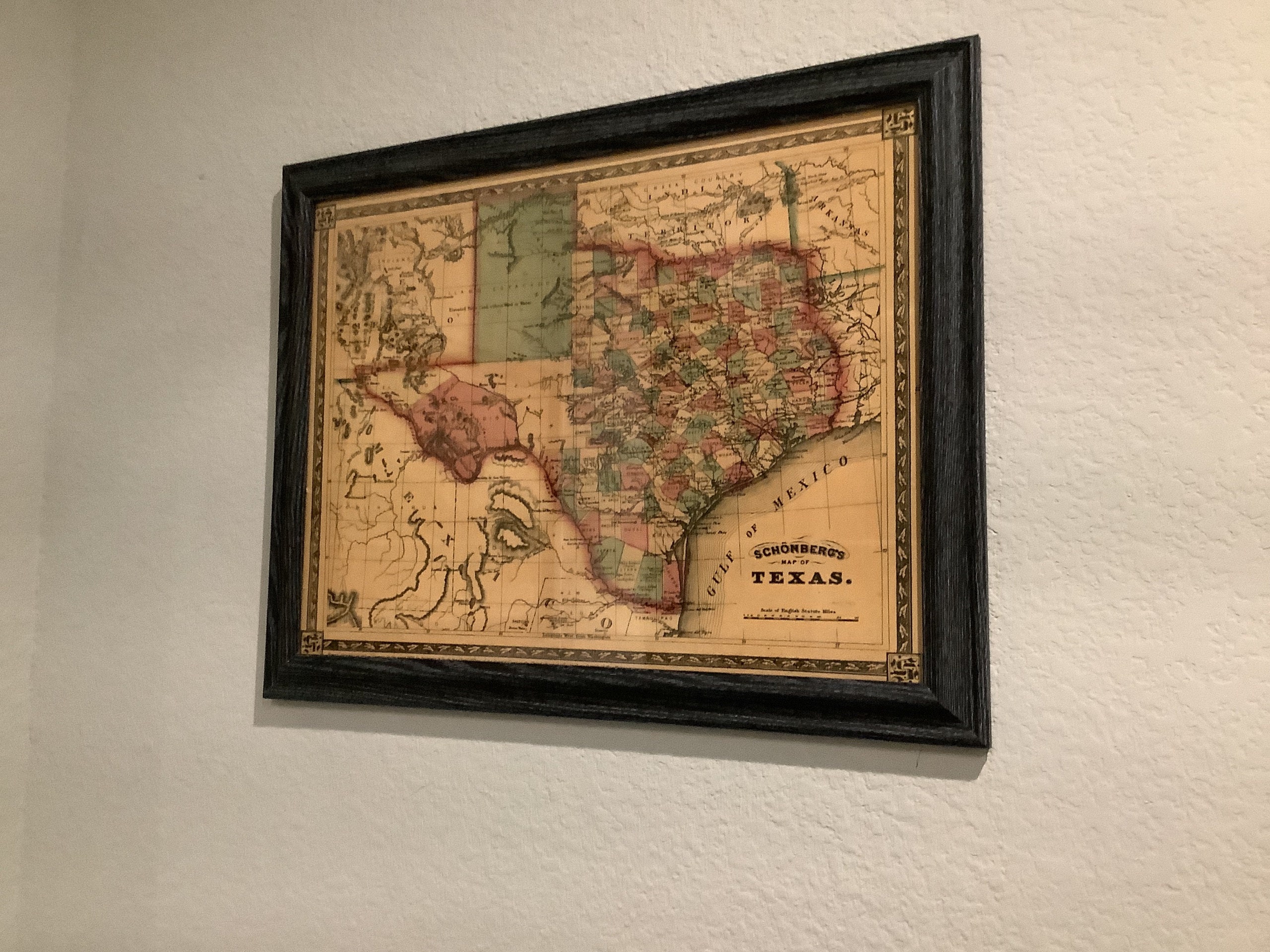 1849 Map of Texas Old Texas Map, TEXAS, Map of Texas, Vintage Map ...