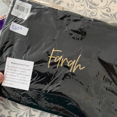 Personalized Cosmetics Bag Script Nickname Mother's Day Gift Gifts for ...