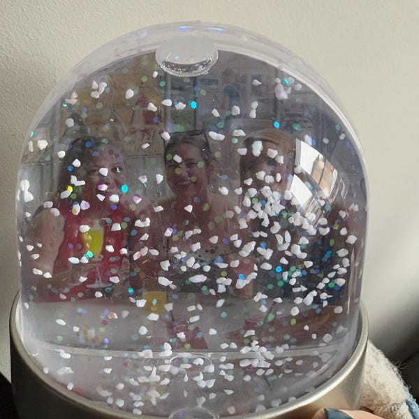 Custom Snow Globe • Personalised Snowglobe Christmas Gift Image Text ...