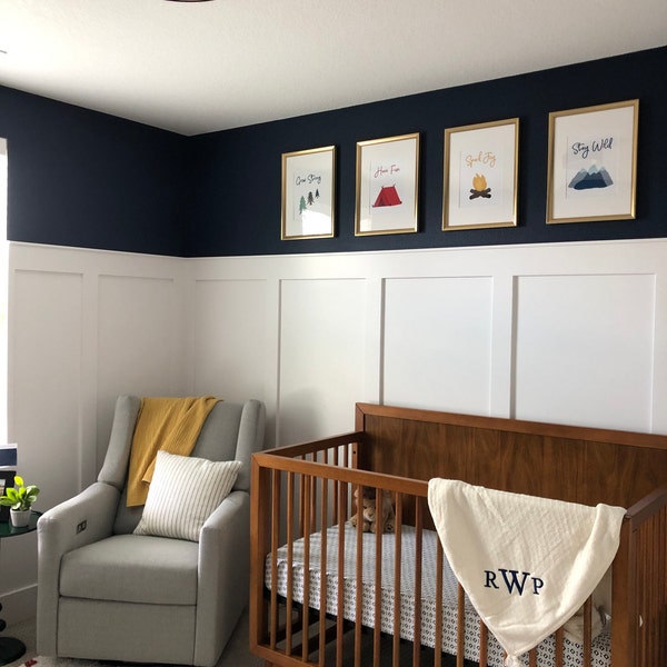 Honey Bee Nursery Decor, Ladybug Baby Room Wall Art, Cute Bug Print Set ...