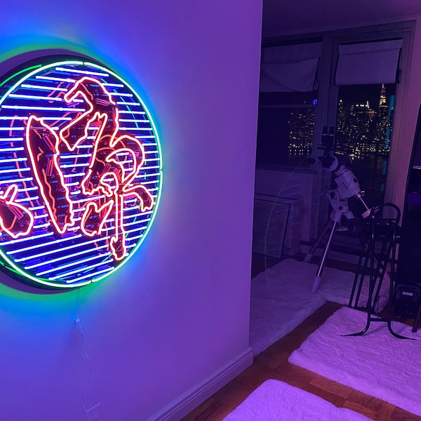 Kanji (origin) Real Neon Sign Scaled Replica From Blade Runner - Etsy