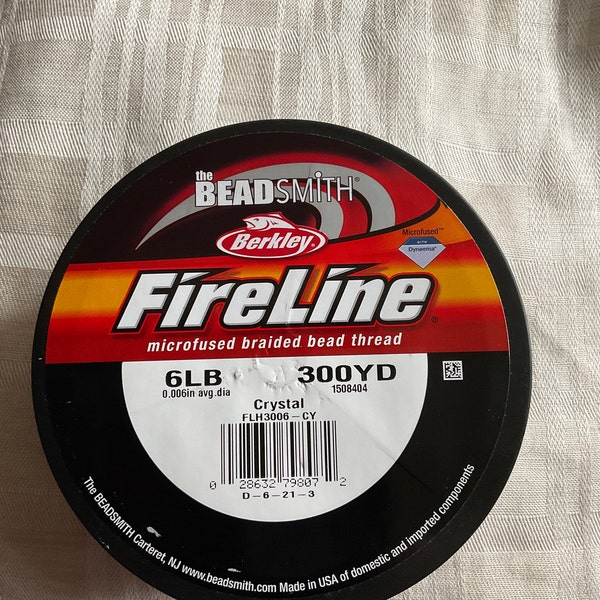 6 Lb 125 or 300 Yd Crystal FIRELINE - Etsy