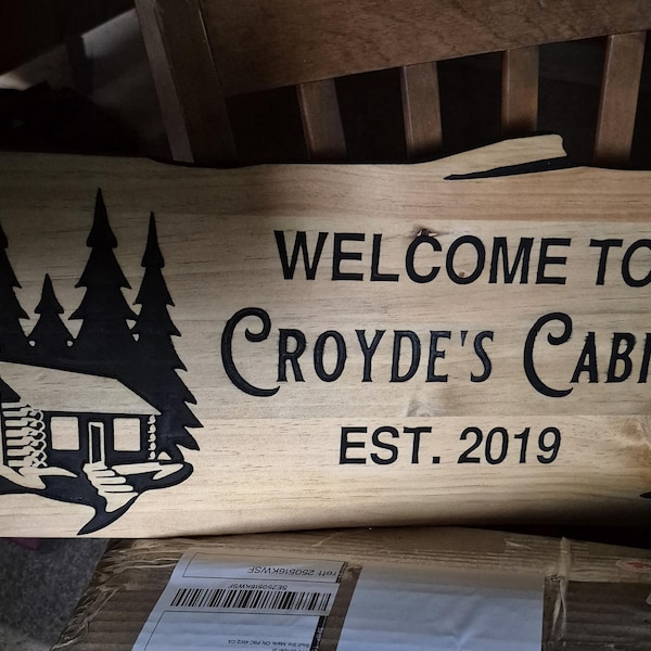 Custom Cottage Sign | Custom Engraved Lakehouse Sign | Cottage Sign ...