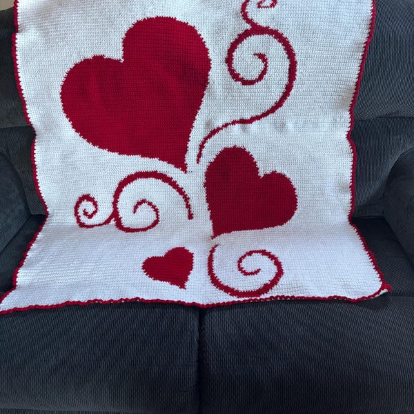 Fish on Crochet Afghan Pattern Graph - Etsy