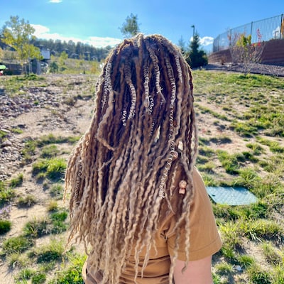 Indigo Goddess Accent Set of Wool Dreadlocks - Etsy