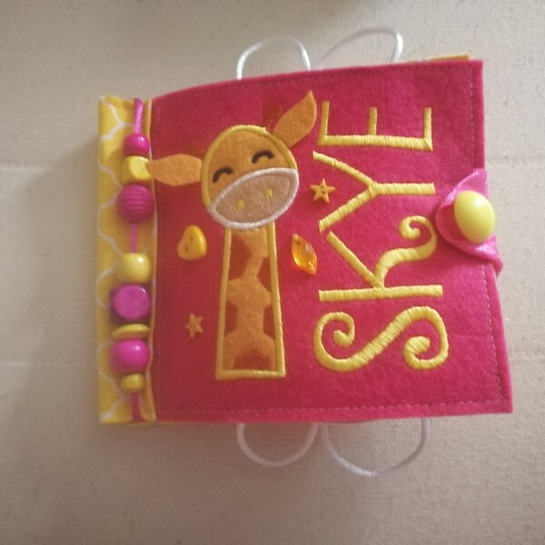 Quiet Book, Girl and Toddler Busy Book - Etsy