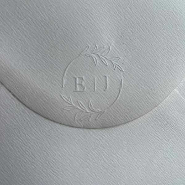 Chose Your Wedding Embosser, Personalized Wedding Embosser Stamp ...