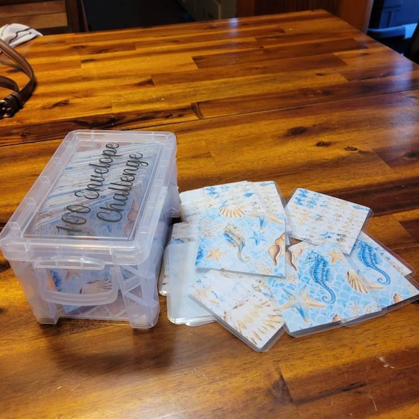 100 Envelope Challenge Box | Money Saving Challenge | 100 Envelope ...