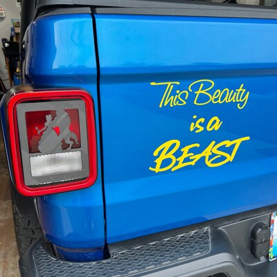 Flowery Flower in 3d for Jeep Wrangler JK/JKU/JL Rear Tail - Etsy