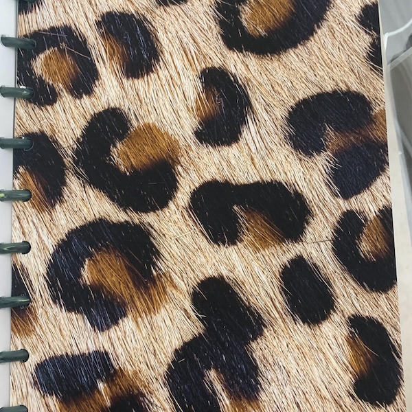 Cheetah Leopard Print Planner Binder Dashboard - Etsy