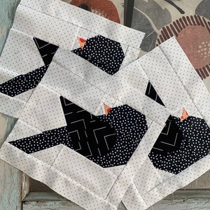 PDF Halloween Quilt Pattern Crow Quilt Pattern - Etsy