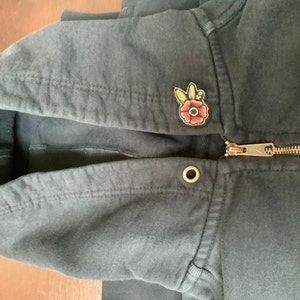 Wooden Brass Knuckles Patch Knuckle Duster & Flowers in the - Etsy