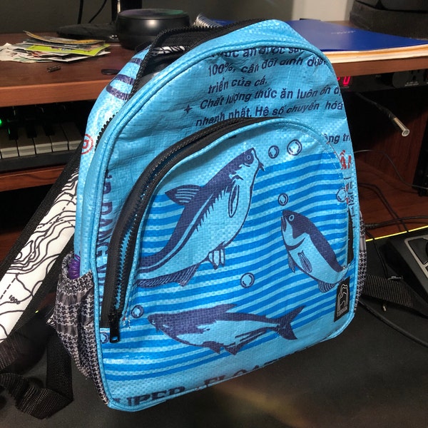 Recycled Lightweight Eco Small Backpack - Etsy