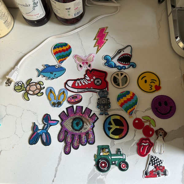 Iron on Patch Bulk Bundle: Embroidered & Sequin Variety - Etsy