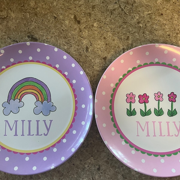 Birthday Plate Personalized Kids Plate Boy Girl Birthday Baby Gift Idea ...