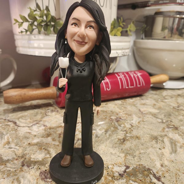 Bobblehead Couple ,bobblead Cake Topper,bobblehead Wedding ,wedding ...