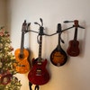 Musical Instrument Rack Wall Mounted Holder. Holds Two Instruments ...