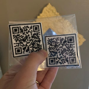 Rick Astley QR Code Patch Rickroll Embroidery Patch - Etsy