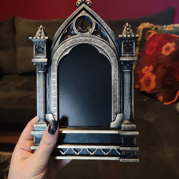 Gothic Shelf for Wall Decoration, Crystals Display, Gothic Jewelry ...
