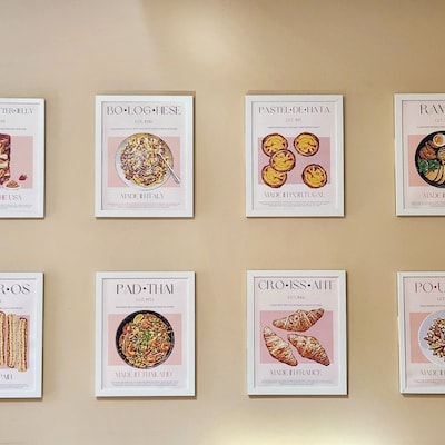 Pancake Food Art, American Food Poster, Exhibition Print, Mid Century ...