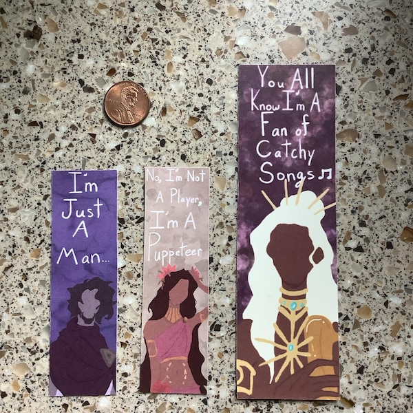 Epic the Musical Wisdom Saga Bookmarks - Etsy