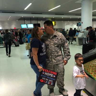 Welcome Home Wife Spouse Husband Sign Template Kisses - Etsy