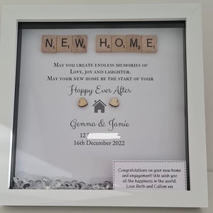 Personalised New Home First Home Gift. New Home Frame. First Home Frame ...