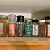 5 Pack Build Your Own Set Spice Labels Aesthetic Home Decor Kitchen ...