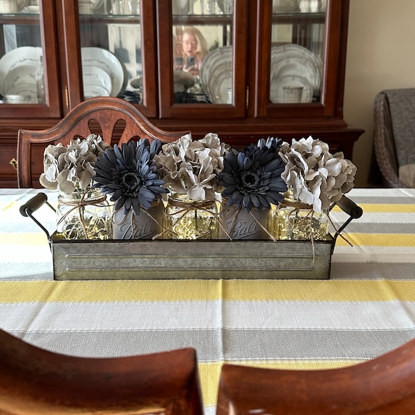 Farmhouse Centerpiece, Farmhouse Table Decor, Table Centerpiece ...