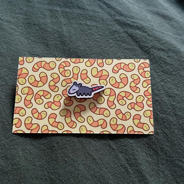 Wooden Animal Pins | Cute Creature Badges Funny Cartoon Gifts Set - Etsy