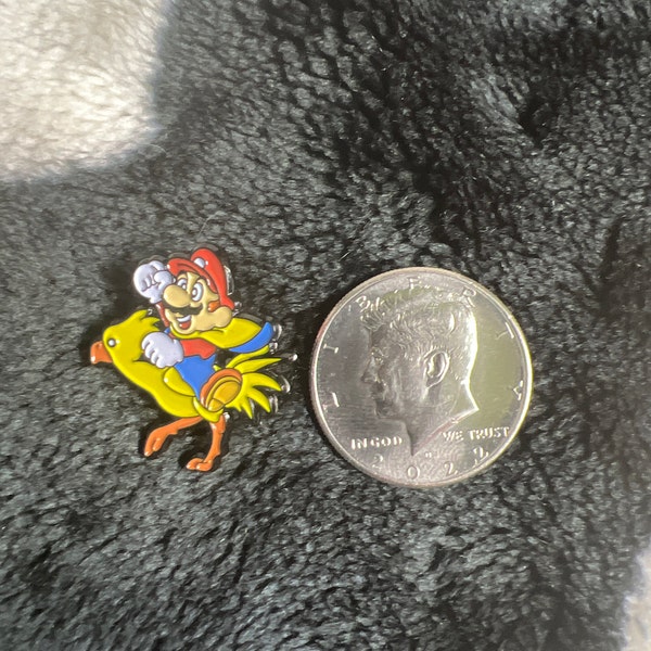 Mario Chocobo Soft Enamel Pin Final Fantasy Nintendo Sony - Etsy