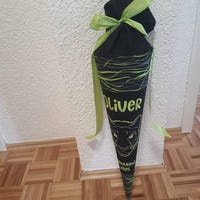 Drei Fragezeichen Schultüte, Zuckertüte 70cm Stoff, Name inklusive ...