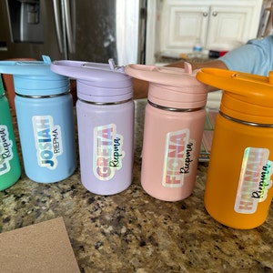 Personalized Name Sticker, Custom Name Sticker, Colorful Name Sticker ...