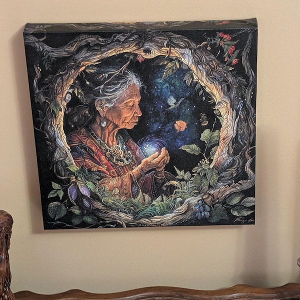 Mystical Seven Chakra Wall Art, Chakra Wall Decor, Chakra Symbols Decor ...