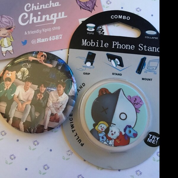 BTS BT21 Popsocket 방탄소년단 - Etsy