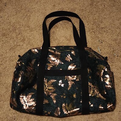 Canvas Duffle Bag Canvas Bag Gym Bag Sewing Pattern Shopping Bag ...
