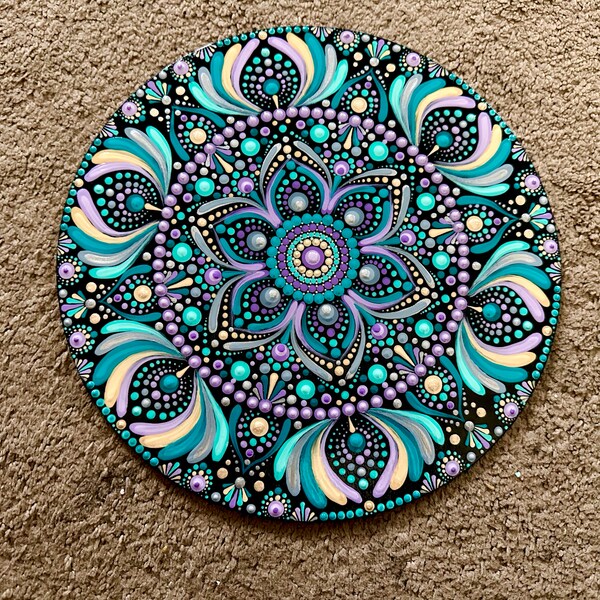 Mandala Handmade Mandala Hand Painted Mandala Wall Art Home Decor ...