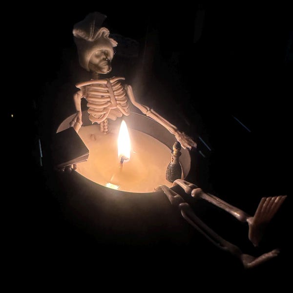 Skeleton Candle Bath | Halloween Candles | Halloween Decor | Soy Candle ...