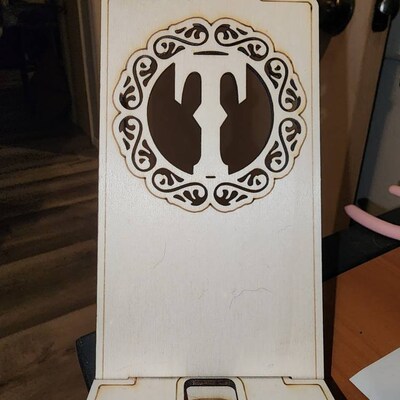 Laser Cut Display Stand Svg Files, 4 Shelf Display Stand Vector Files ...