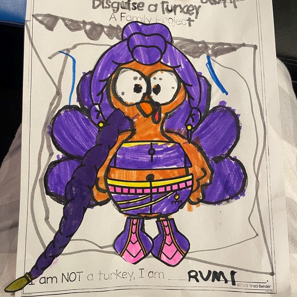 Disguise the Turkey Kpop Hunter Printable Craft Kit, Rumi Coloring ...