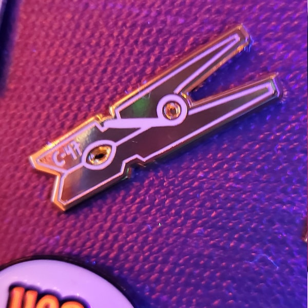 MOVABLE Film Slate Enamel Pin (blank) - by Chloe Cruz - Etsy