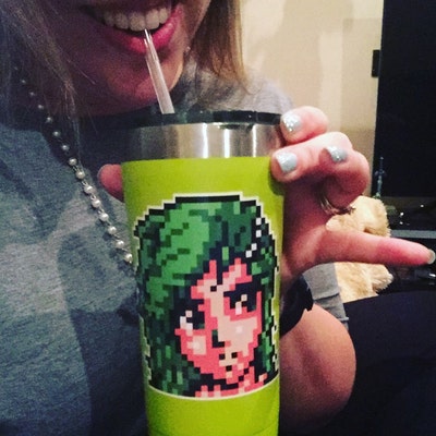 RYDIA as Adult Sprite Mugshot From Final Fantasy IV 8 Bit Vinyl Decal ...