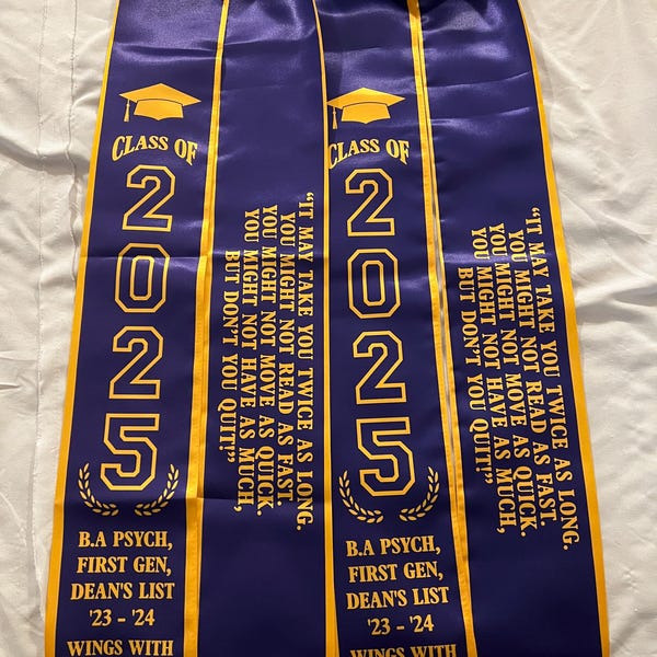 Custom Kente Graduation Stole, Personalized African American Graduation ...
