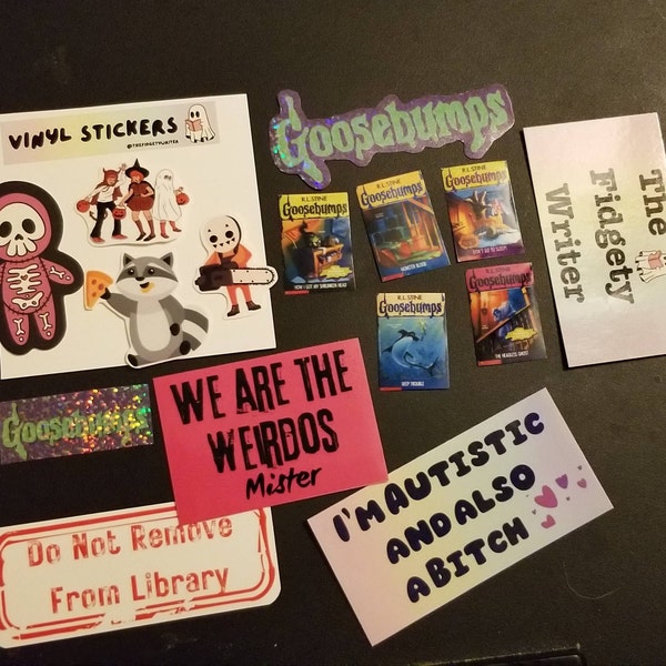 Holographic Goosebumps Logo 90s Nostalgia Water Resistant Vinyl Sticker ...