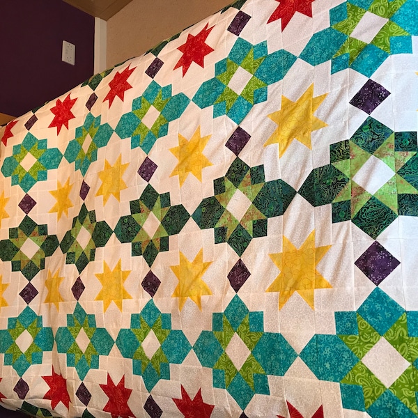 Cartwheels Modern PDF Quilt Pattern - Etsy