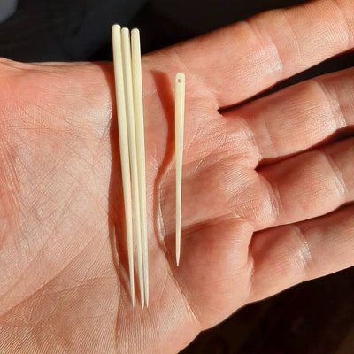 Bone Needle for Sewing, Historical Reenactment 8,5cm - Etsy